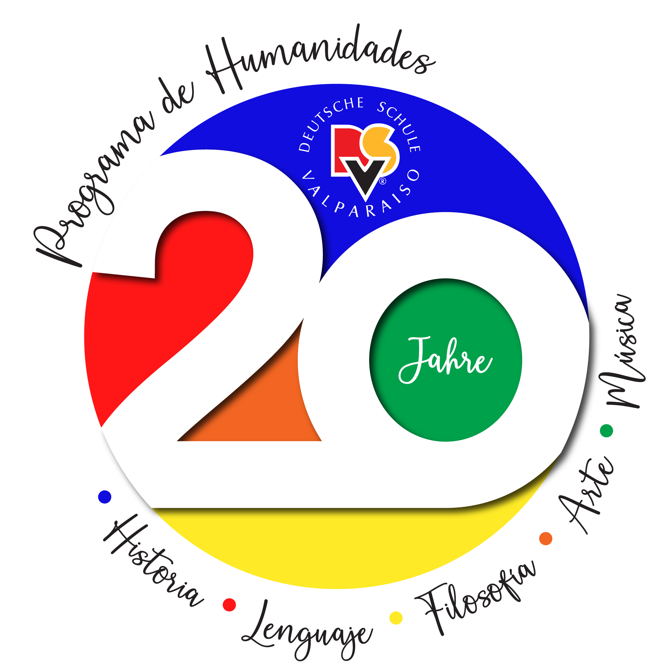 Logo 20 Jahre Programa de Humanidades_01.09.2021 | Colegio Alemán